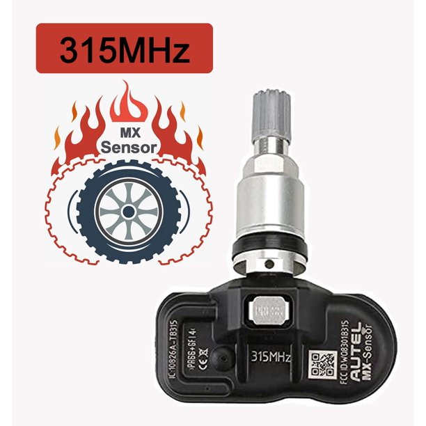 Autel MaxiTPMS 315MHz Tire Sensor with Metal Stem TPMS Universal MX ...
