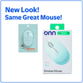Onn+ Wireless 5-Button Mouse with 1600 DPI, 2.4 GHz USB-A Dongle, Teal ...