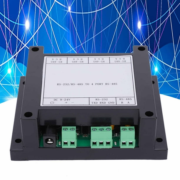 4-Channel RS485 Hub Sharer Splitter Industrial Grade Photoelectric ...