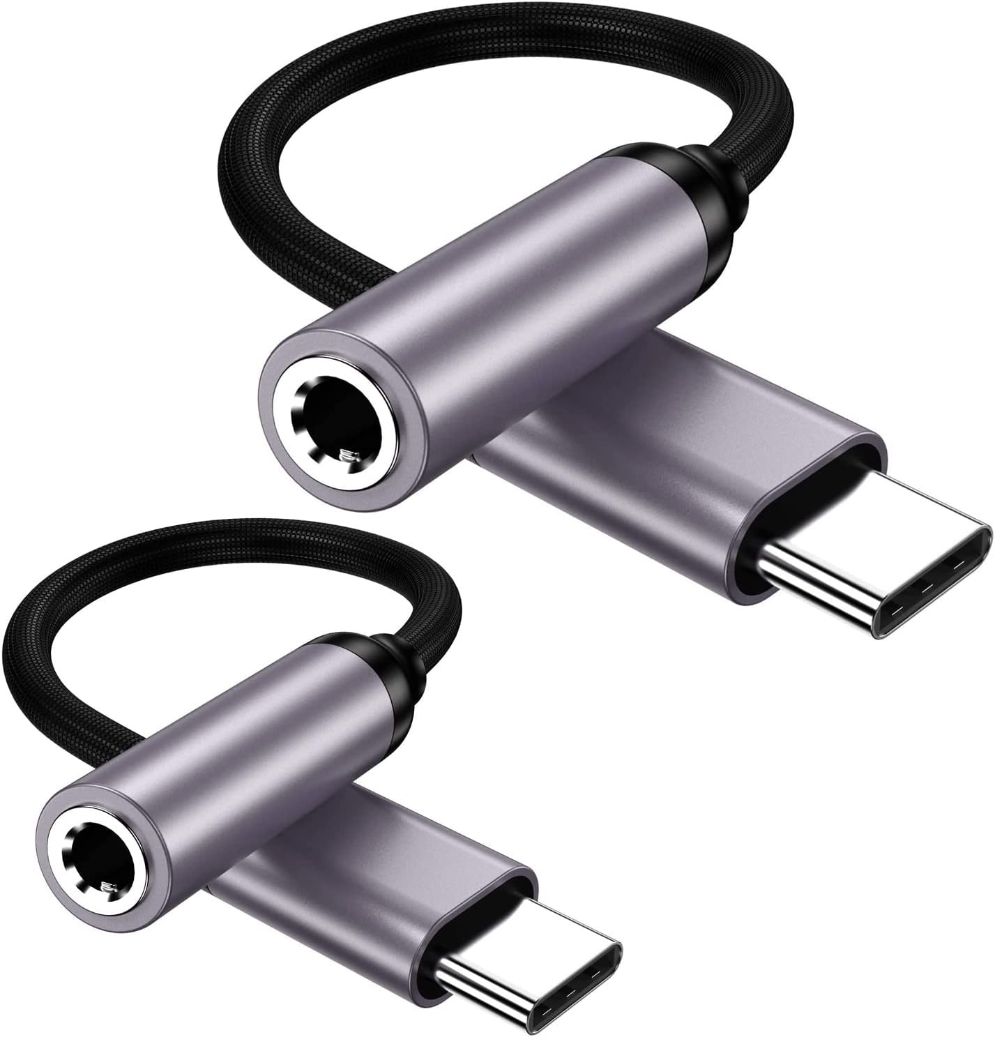 USB C to 3.5mm Female Headphone Jack Adapter, USB Type C to Aux Audio ...