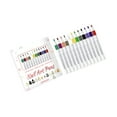 12 Color Rapid Dry Nails Pens Fine Point Not Smudging Lines Not need ...