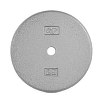CAP Barbell Standard Cast Iron Weight Plate, 25 Lbs. Gray - Walmart.com