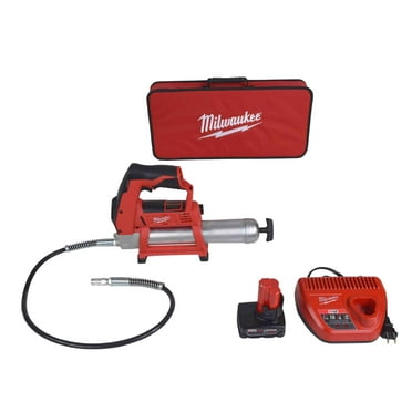Milwaukee 2446-20 M12 12V High-Pressure Cordless Lithium-Ion Grease Gun ...