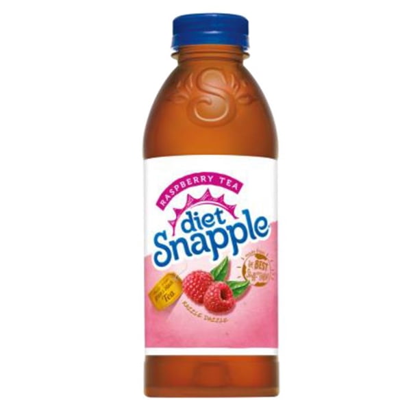Snapple Diet Raspberry Tea 20 Oz Plastic Bottles Pack of 24 - Walmart.com