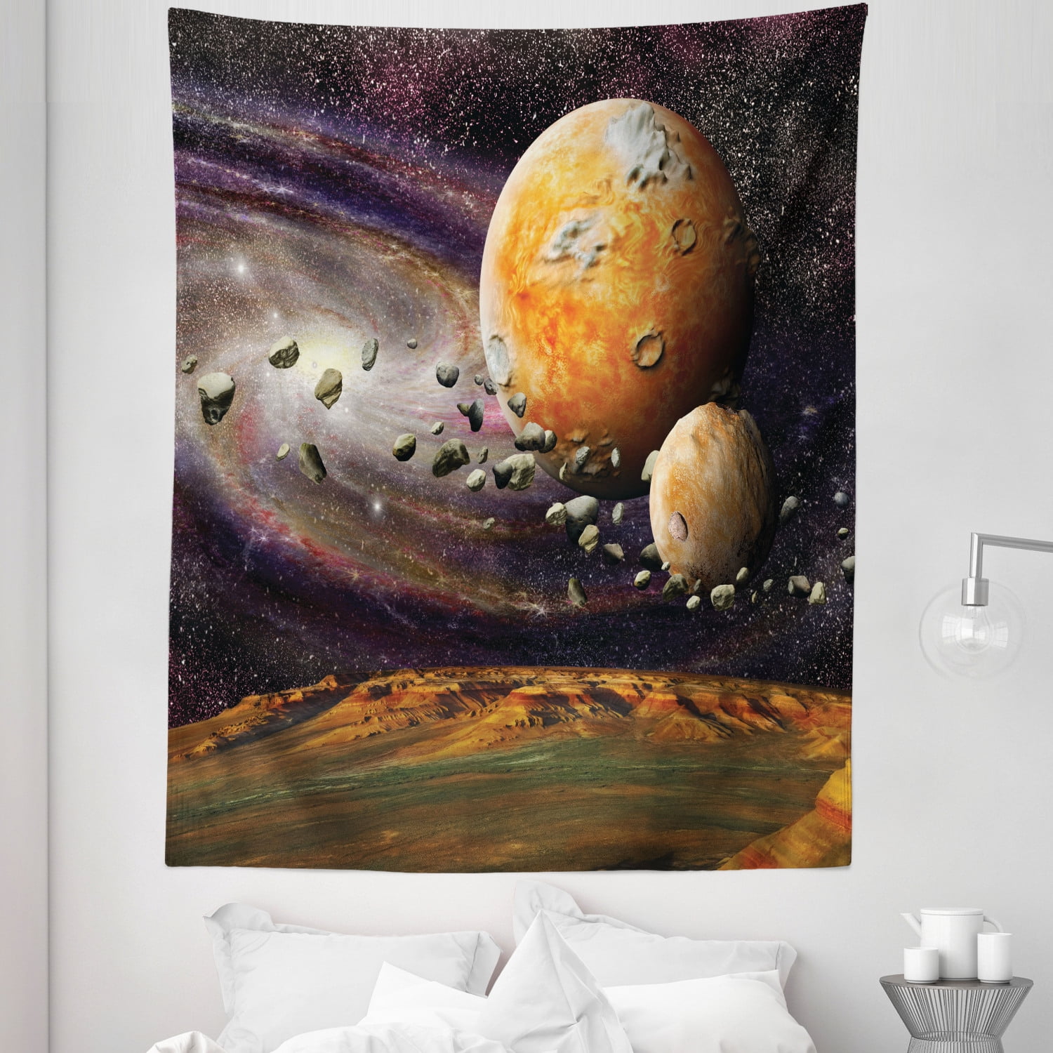 Galaxy Tapestry, Universe Outer Space Planets Stars Deep Sky Objects ...