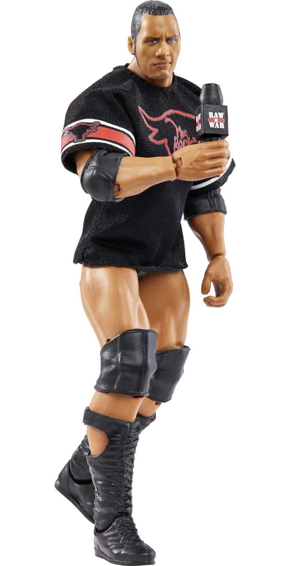 WWE The Rock Top Picks Elite Collection Action Figure with Entrance ...