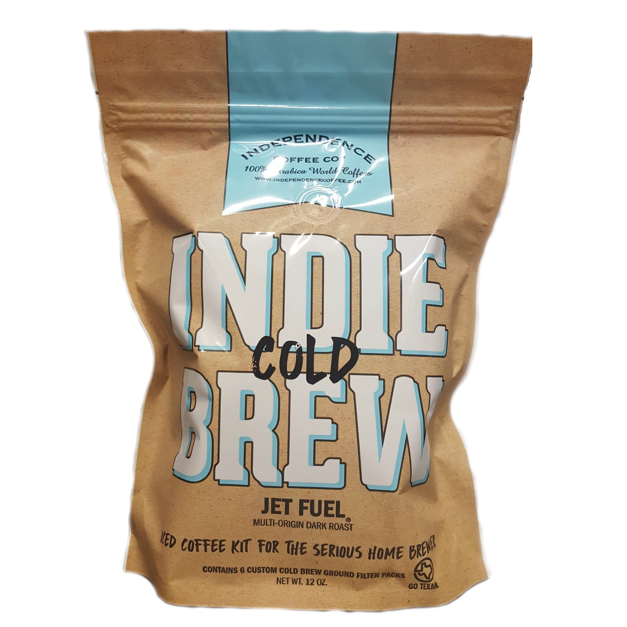 Independence Coffee Co. Indie Cold Brew Iced Coffee Kit, Jet Fuel ...