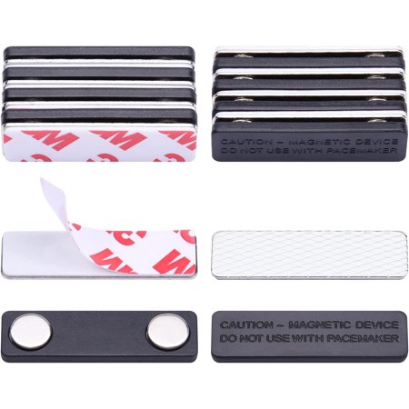 Magnetic Name Tag, 10 Set Printable Blank DIY Name Magnets, or P Holder ...