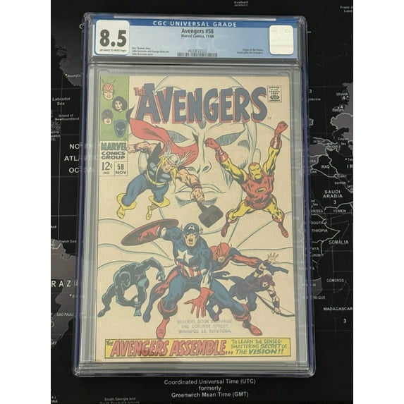 Avengers #58 - CGC 8.5 Comic Book - Walmart.com