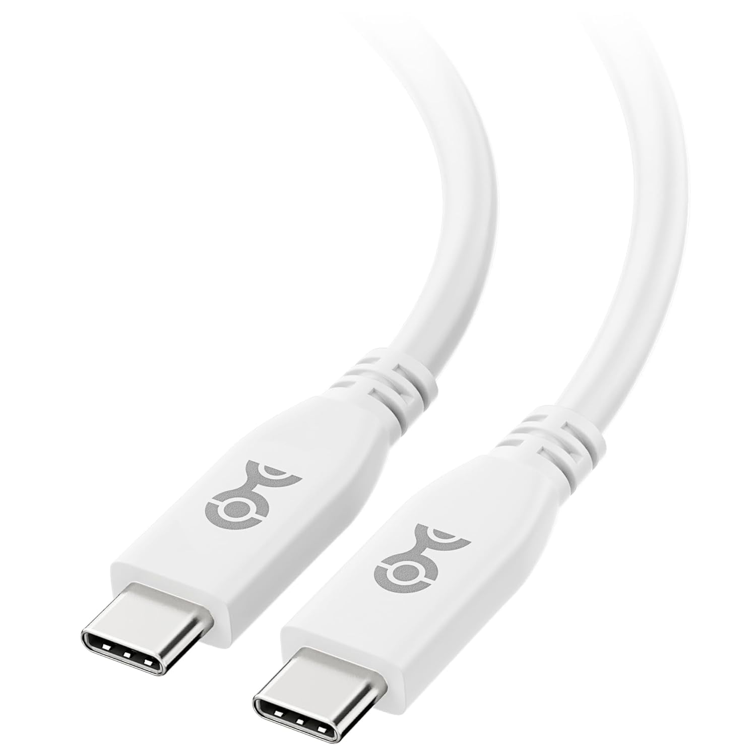 40Gbps USB 4 Cable 1 ft / 0.3m with 8K Video & 240W Charging in White ...