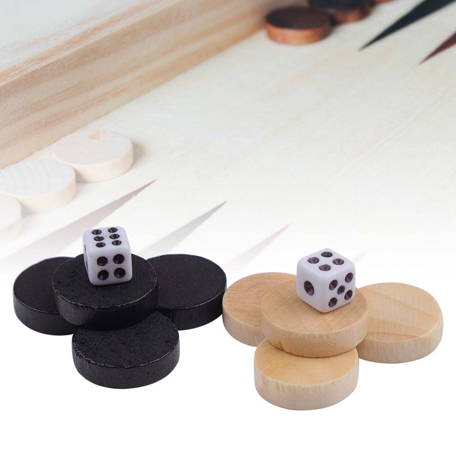 Click here for Loewten Wooden Draughts Pieces Only 20mm Draught S... prices