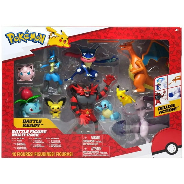 Pokemon Battle Figure Multipack 10-Pack with Greninja, Incineroar ...