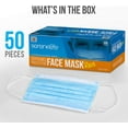 SereneLife SLKDPLY50 - 50 Pcs. Disposable Face Masks - 3 Layer ...