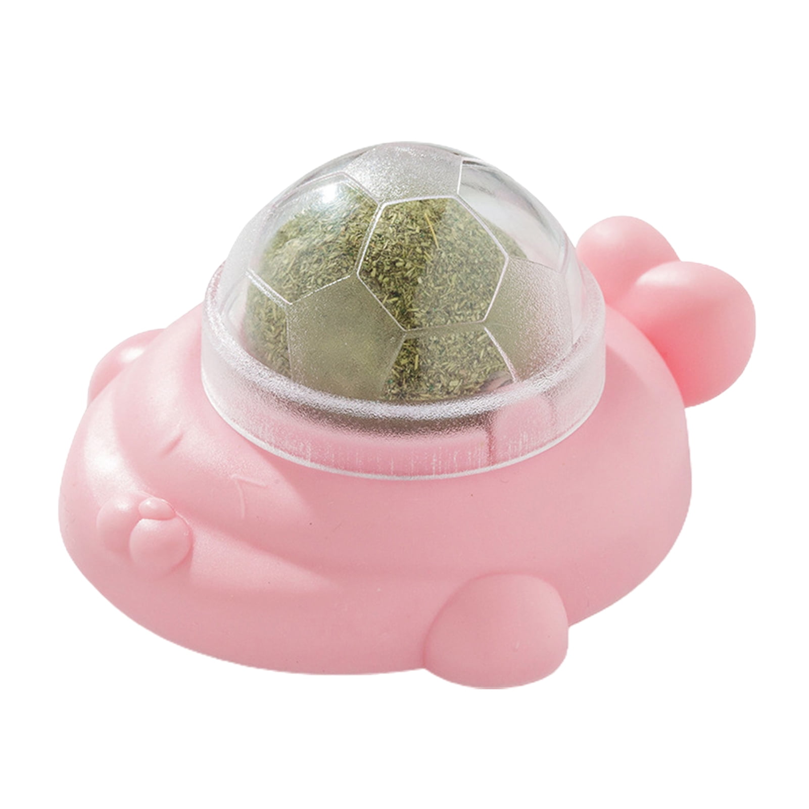 Reheyre Catnip Ball Toy 360 Degree Rotatable Self Adhesive with Lid ...