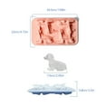 Silicone Tray Mold for Dog Shaped Ice Cubes Flexible Reusable Food ...