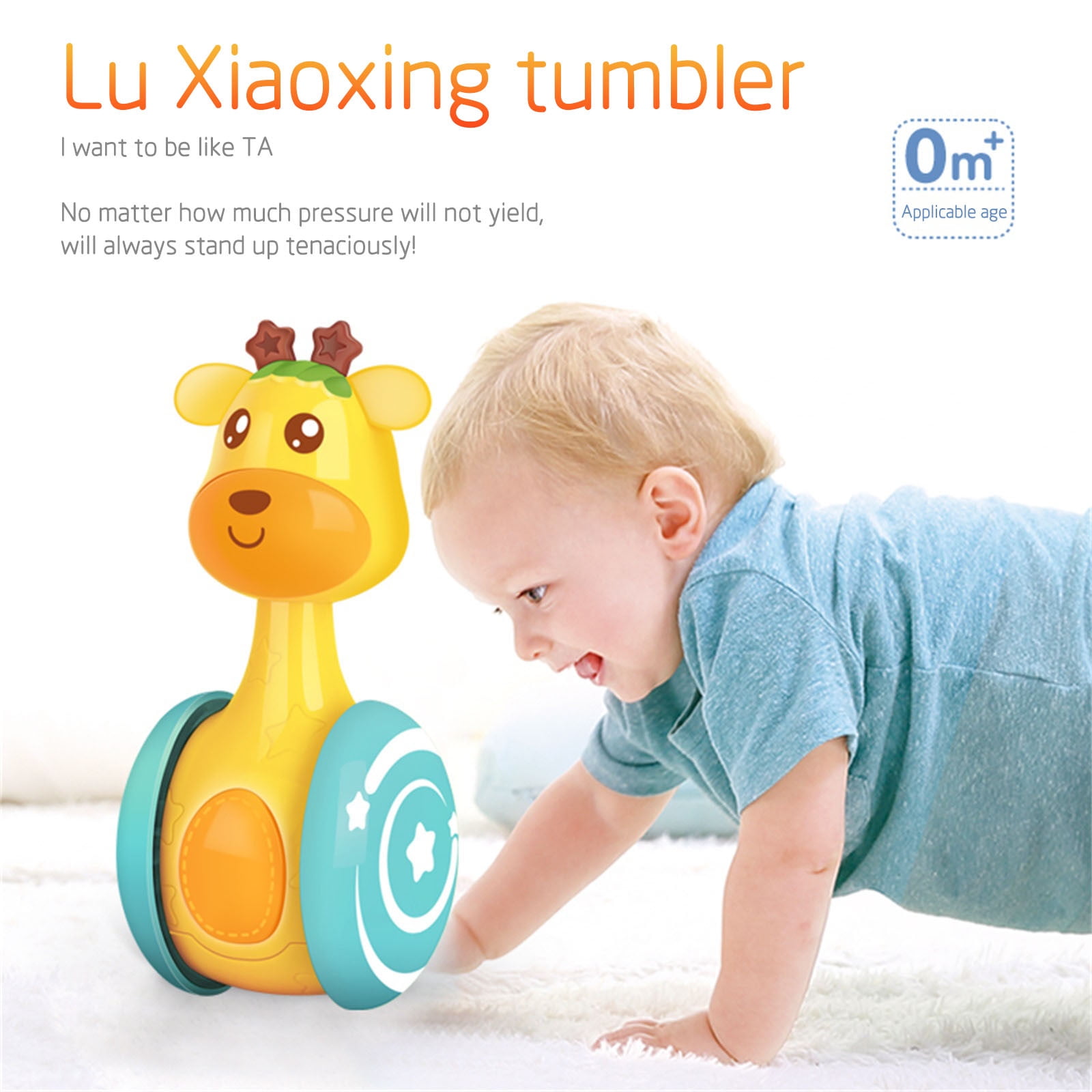 Toys For 1 Year Old Girl Teaching Tumbler Crawling Toy Deer Early Toy Toys For 1 Year Old Girl Teaching Tumbler Crawling Toy Deer Early Toy