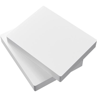Basics Clear Thermal Laminating Plastic Paper Laminator Sheets, 9 x 11. ...