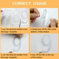 Mailbox Numbers Sticker Reflective Waterproof Self Adhesive Decal for ...