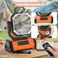 Camping Fan,Portable Outdoor Tent Fans,20000mAh Battery Powered Fan ...