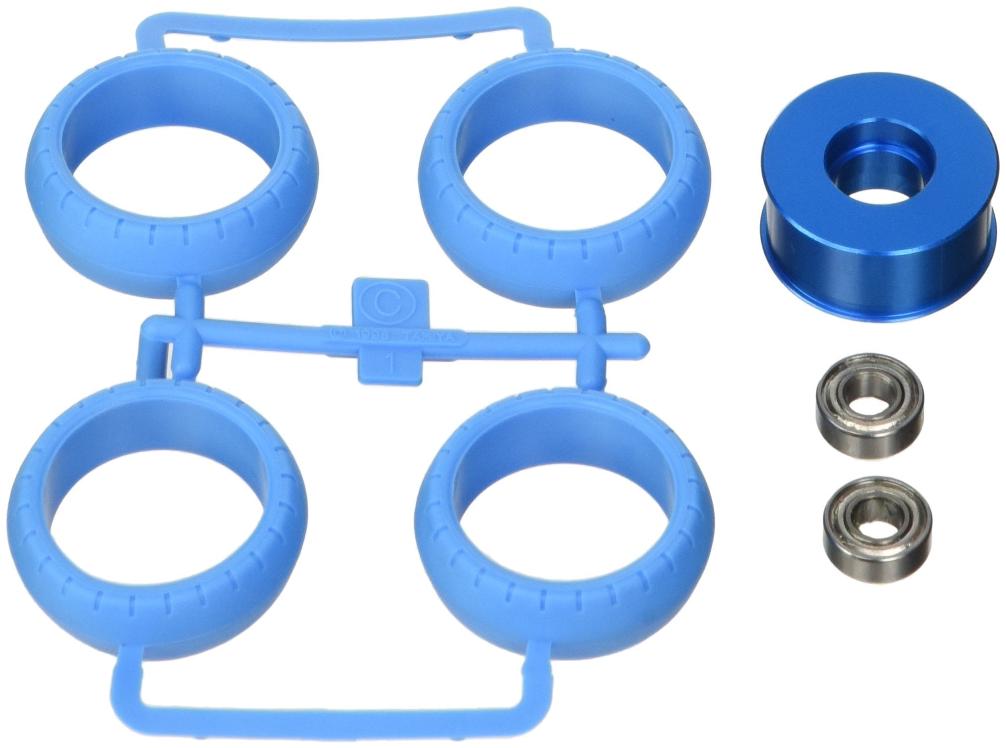 Tamiya Hop Up Options No.1473 OP.1473 Aluminum Willy Roller Set (Blue ...