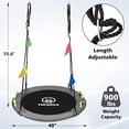 Heromate Tree Swing, Saucer Swing 40 Inch for Kids, 900lbs Weight ...