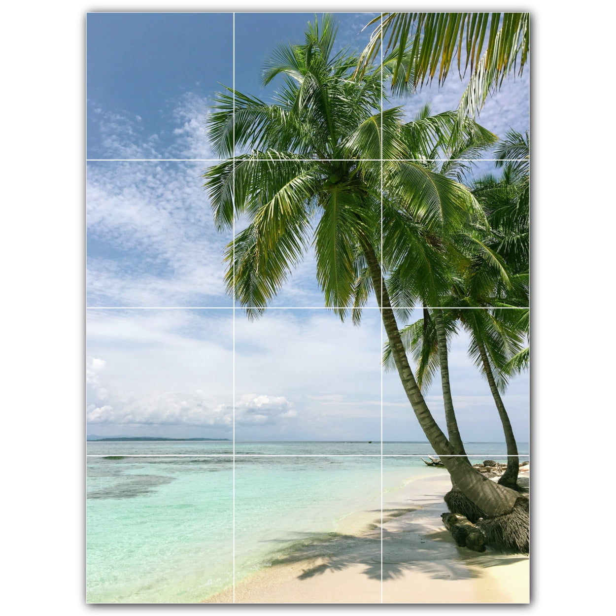 Picture-Tiles.com: Beach Ceramic Tile Wall Mural WAL500070-34L. 24"W x ...