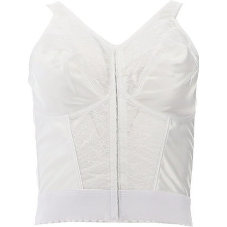 Exquisite Form Original Front Close Longline Bra White 36D NEW 002166 ...