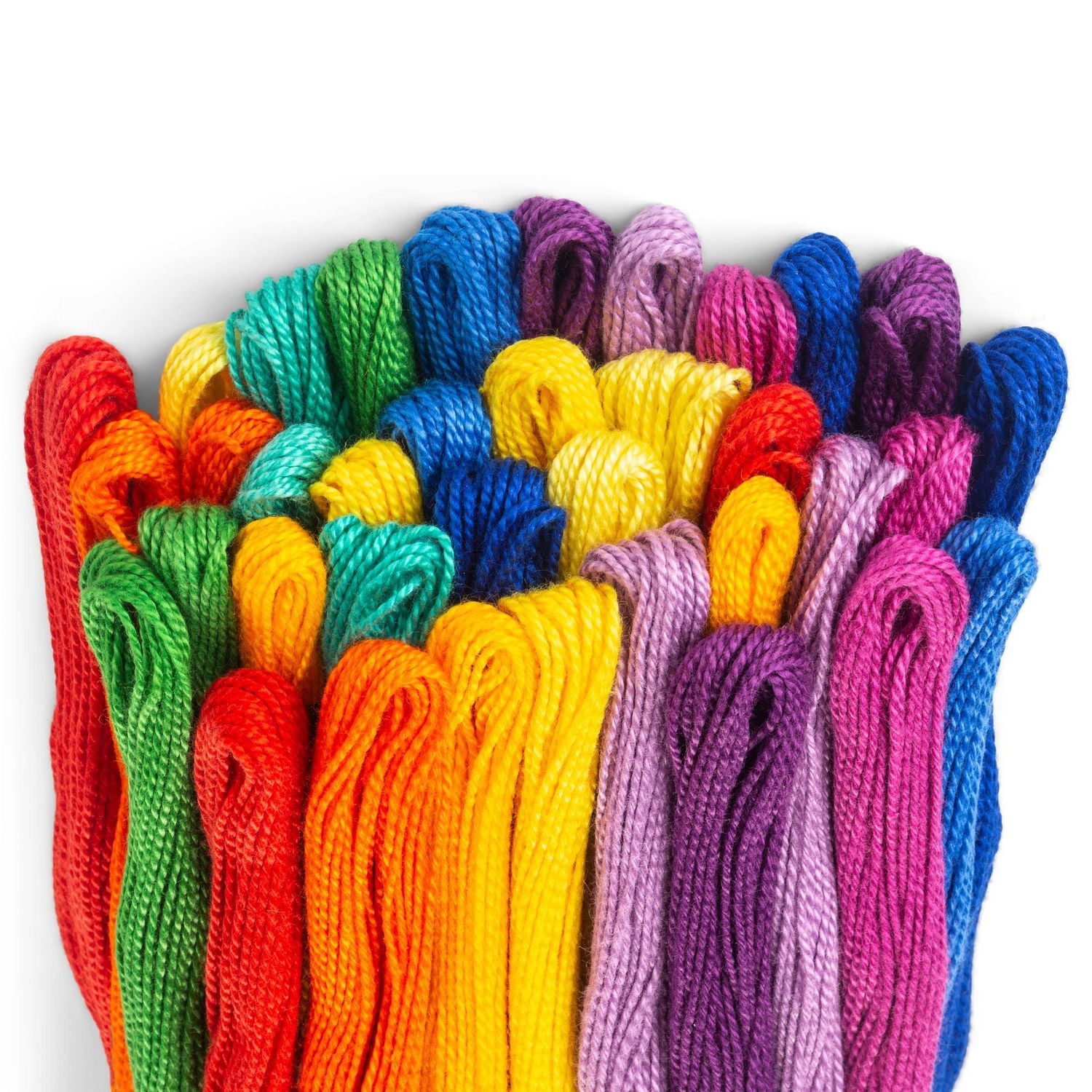 Click here for Coats & Clark Craft Thread Rainbow Colors 36 Count prices
