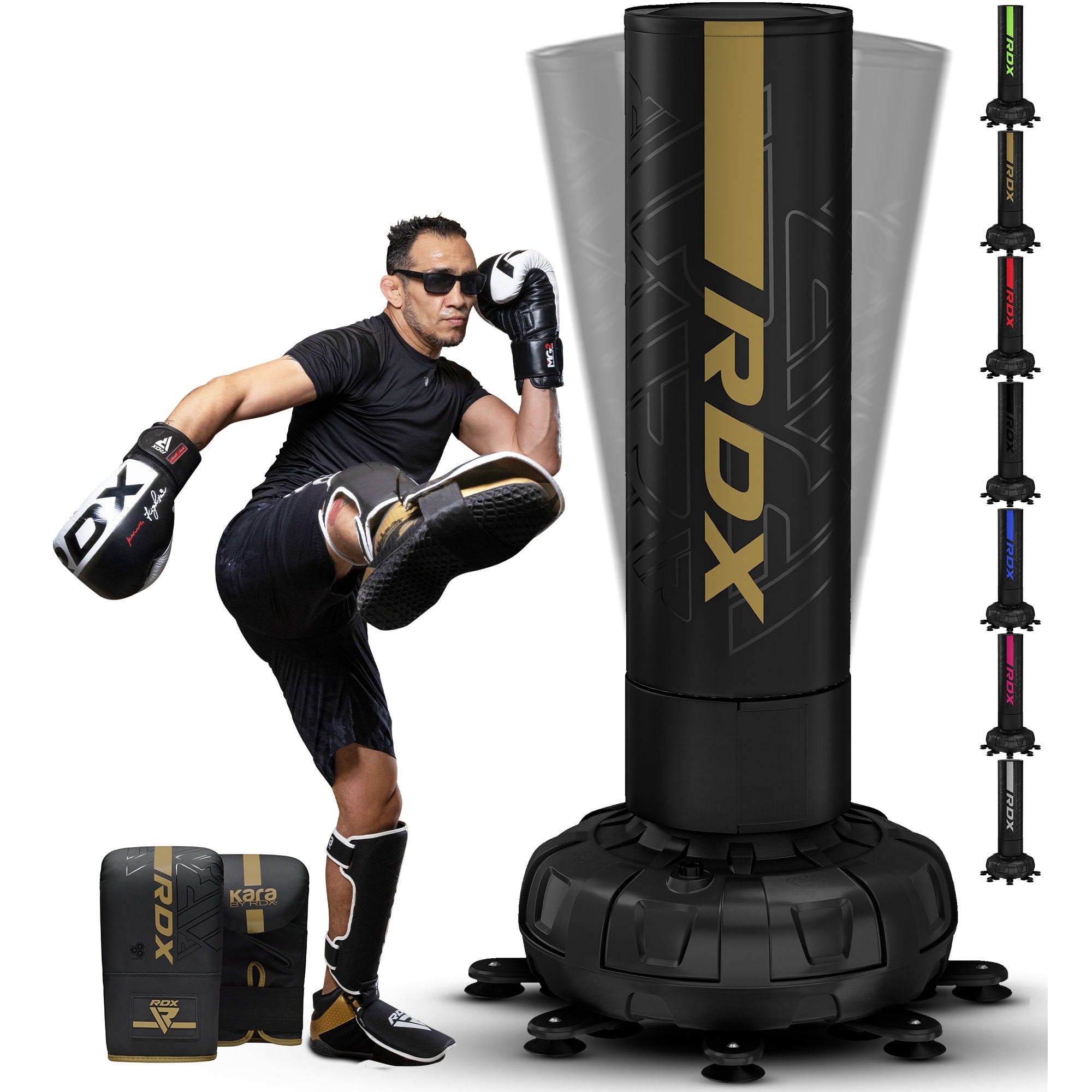 Click here for Rdx Freestanding Punching Bag With Gloves  5ft Xxl... prices