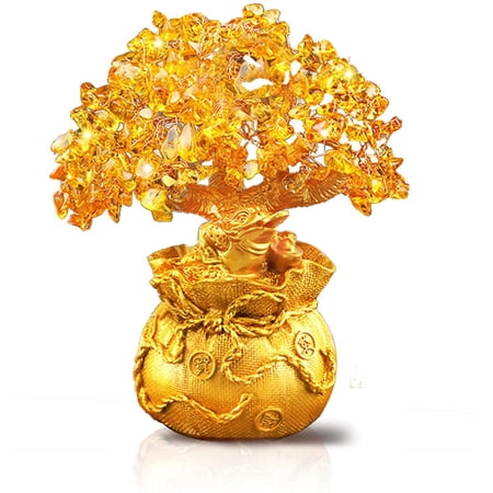 Feng Shui Money Tree, Office Home Table Feng Shui Decoration Crystal ...