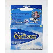 EarPlanes Earplugs for Airplane Travel, Hypoallergenic Silicone ...