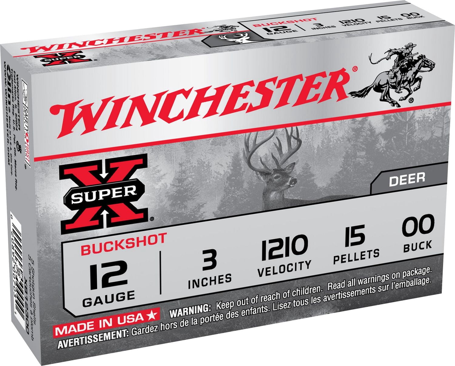 Winchester Super-X Buckshot Load 12-Gauge Ammunition - Walmart.ca