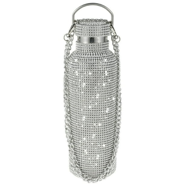 CNKOO Rhinestone Water Bottle 304 Stainless Steel Sparkling Thermos ...