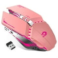 TENMOS Wireless Gaming Mouse Rechargeable Silent LED Computer Optical ...