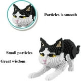 NICKSUN Cartoon Cat 3D Mini Building Blocks, 1390 Pieces, Educational ...