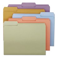 Pendaflex Two-Tone File Folder, Letter Size, 1/3 Cut Tabs, Lavender ...