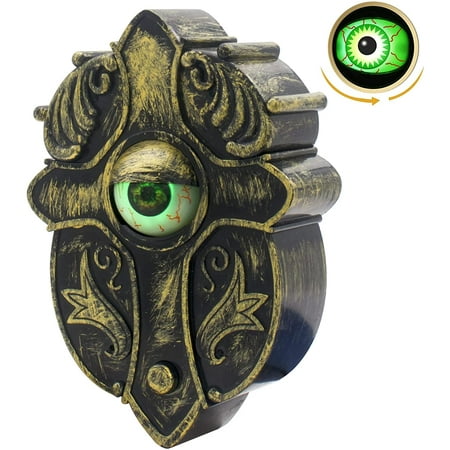 Talking Eyeball Doorbell for Door Decoration, Animated One-eyed ...