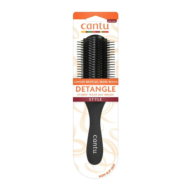 Cantu Detangle Wash Day Hair Brush, Thick & Curly Hair - Walmart.com