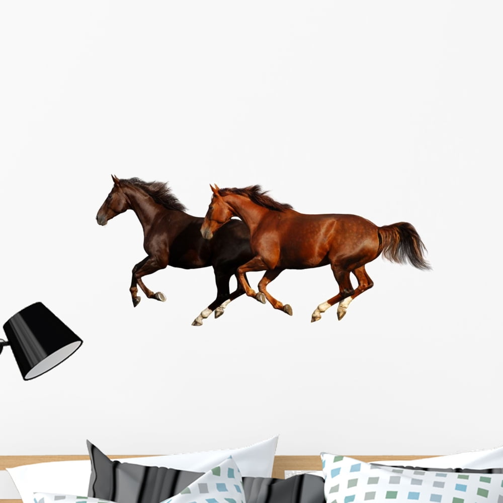 Gallop H)orses Wall Decal Sticker by Wallmonkeys Vinyl Peel and Stick ...