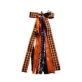 Spider Accent Halloween Ribbon Bow Decoration, Oversized Halloween Bow ...