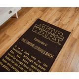 Star Wars: Empire Strikes Back Title Crawl Bedroom Carpet Rug | 27 x 77 ...