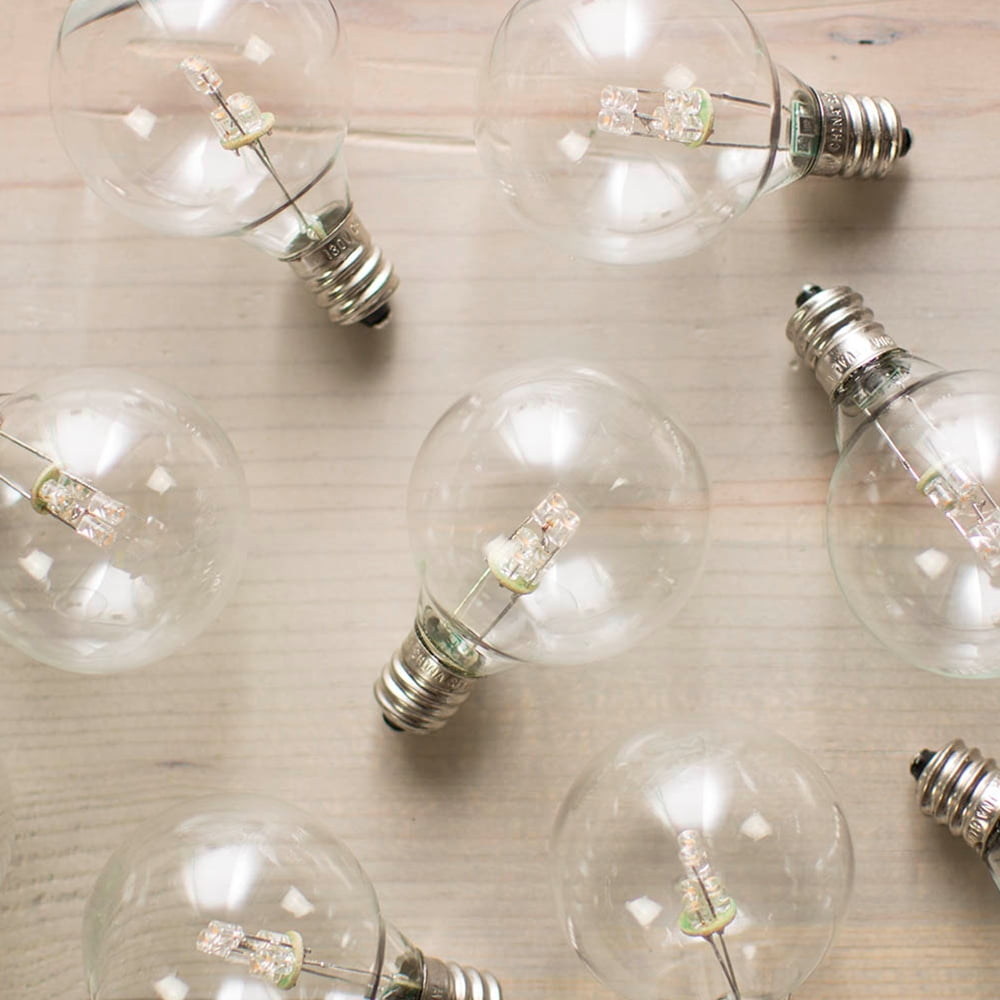 Replacement Bulbs Replacement Bulb 5 LED G40 0.6 Watt 130 Volt E12 Warm ...