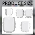10-Pack 5"x6.5" Self-Adhesive Label Holders, Clear PVC Top Open Card ...