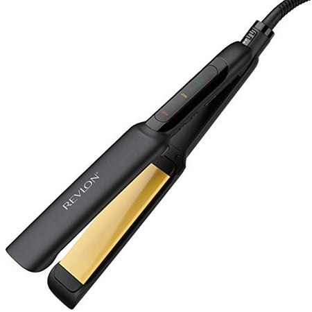 REVLON Smooth Brilliance Ceramic Extra Long Flat Iron, 1-1/2" inch ...