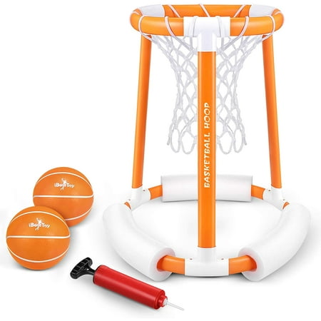 Pool Basketball Hoop, Floating Basketball Hoop for Pool, Inflatable ...