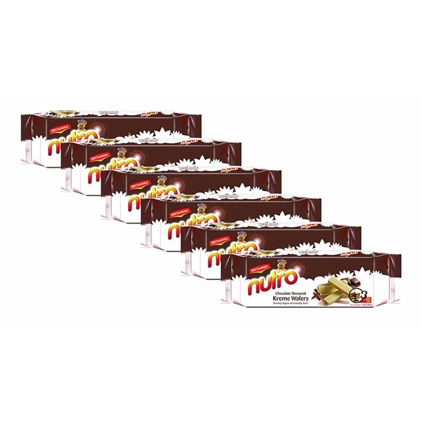 Britannia Nutro Chocolate Cream Wafers 2.64oz (75g) - Healthy Breakfast ...