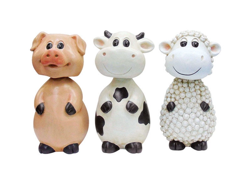 Farm Animal Bobble Heads Pack of 3 - Walmart.com