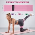 6 Pack Fabric Resistance Bands Set - Exercise Loop Bands with Multiple ...