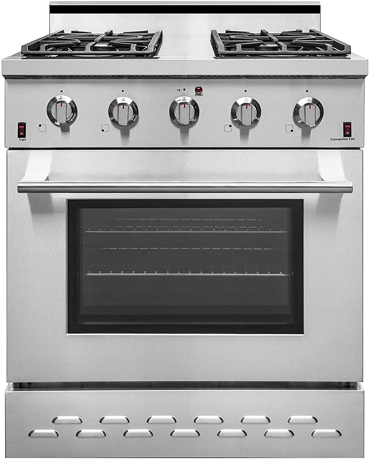 NXR 30" Stainless Steel Pro-Style Natural Gas Range with 4.5 cu.ft ...