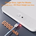 2 Pack Rechargeable Motion Sensor LED Ceiling Light with Remote ...